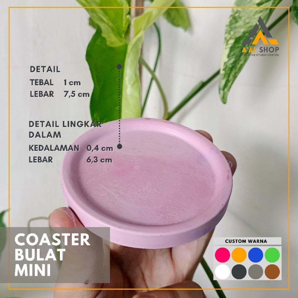 Jual Coaster Gelas / Tatakan Gelas Aesthetic / Souvenir Aesthetic ...