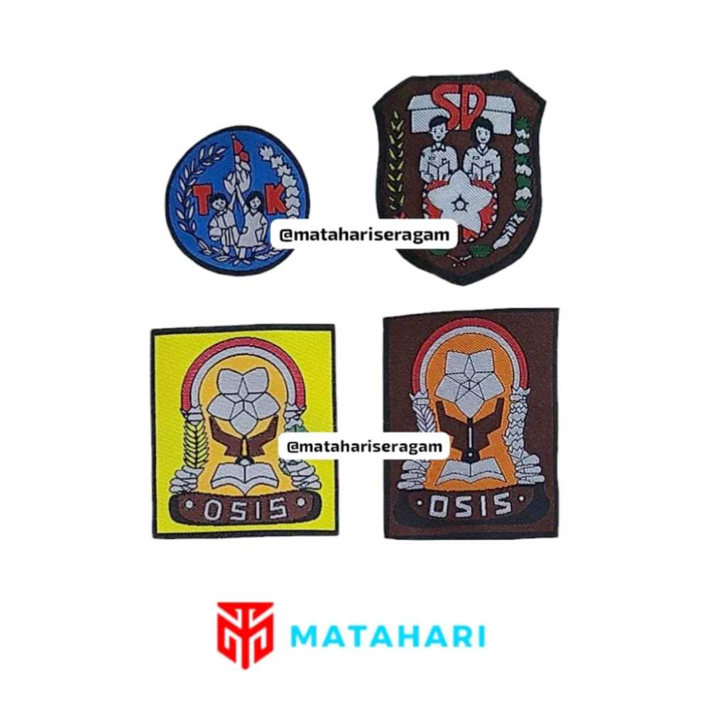 Jual Matahari Seragam / Osis Sekolah / Logo TK / OSIS SD / OSIS SMP ...