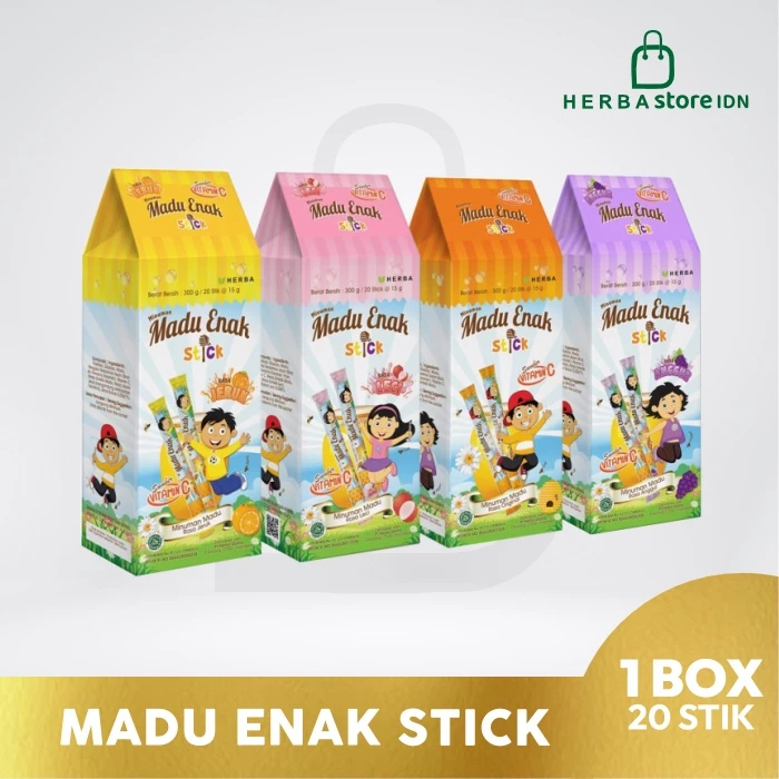 Jual Madu Enak Stick BOX Isi 20 Stick Per Box Madu + Vitamin C | Shopee ...
