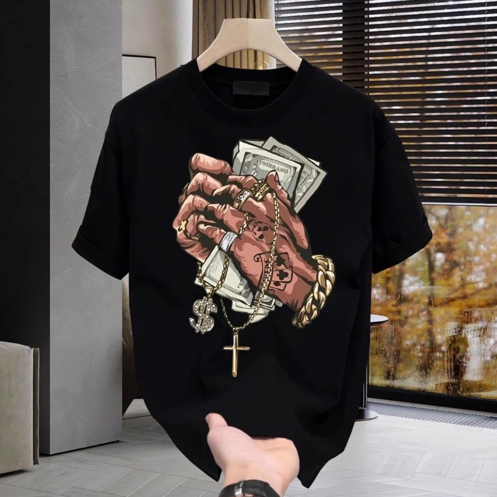 Jual COD!Kaos Oversize Street Style – Kaos Cowok Trend 2025 Gaya ...