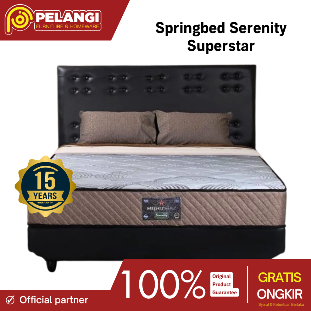 Jual Springbed Serenity Superstar | Springbed Elite Serenity Superstar ...