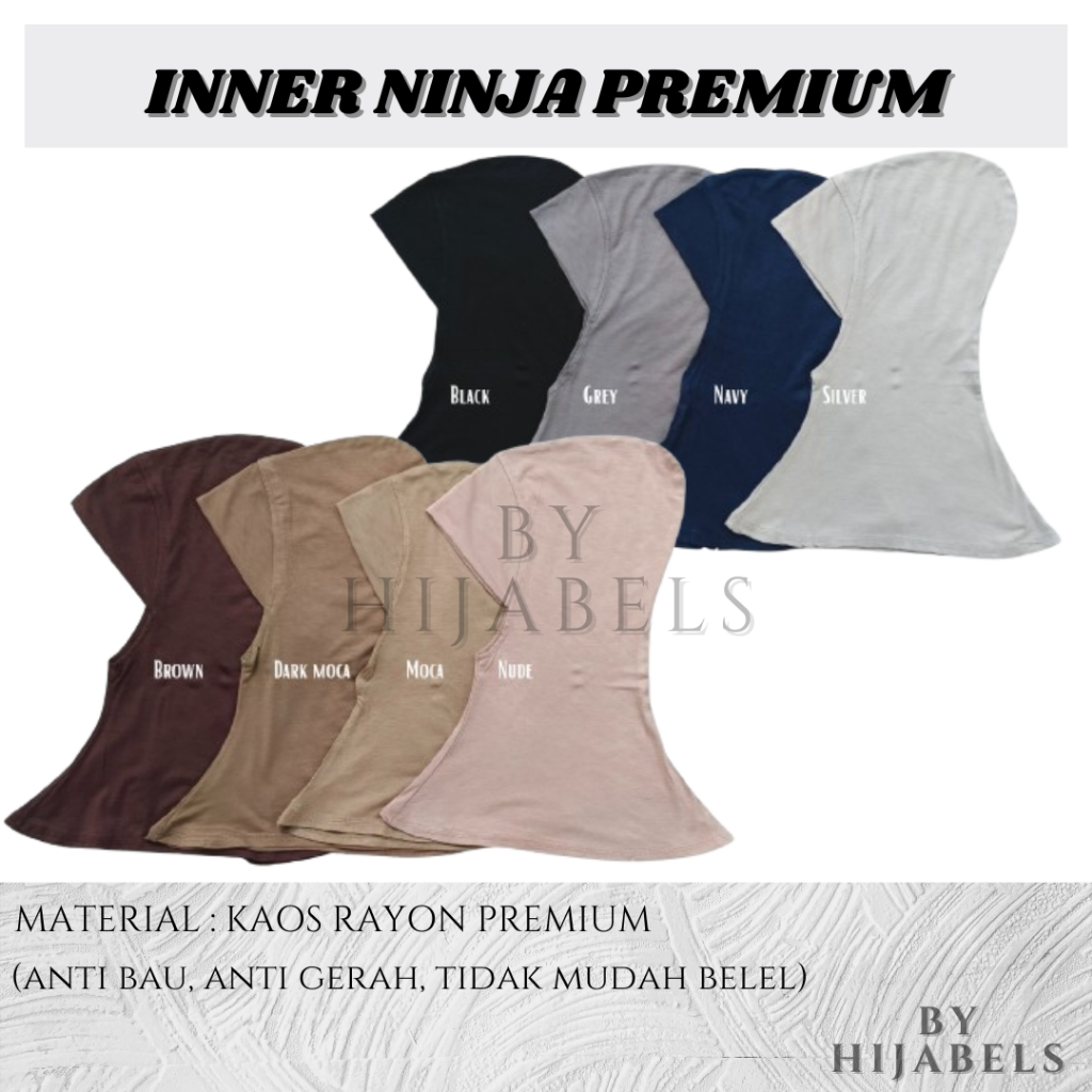 Jual Inner Ciput Ninja Malay, Inner ninja Premium (non sleting), Inner ...