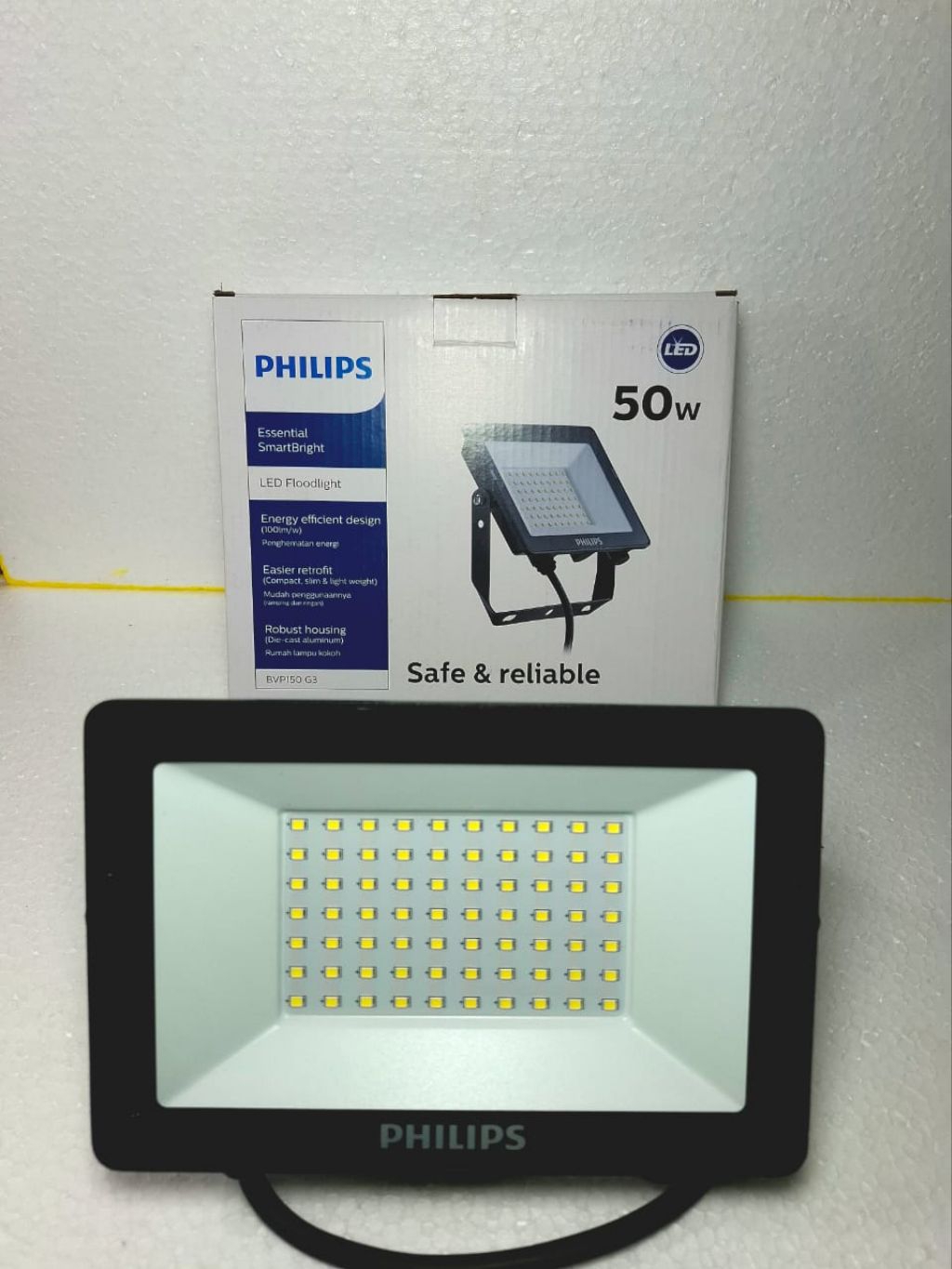 Jual PHILIPS LAMPU SOROT FLOOD LIGHT LED BVP150 10W 20W 30W 50W LAMPU ...