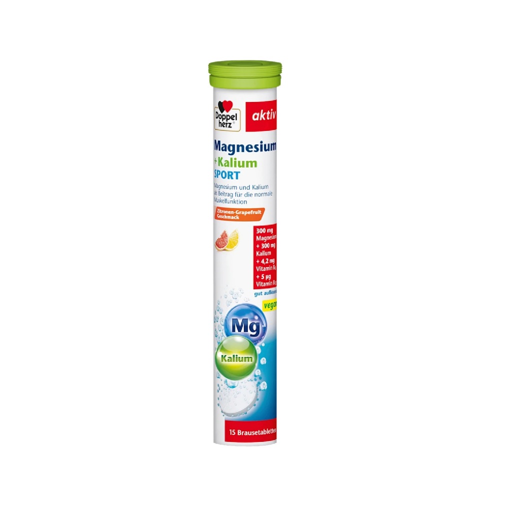 Jual Doppelherz Magnesium Kalium Sport Brausetabletten (15 Stück), 99 g ...