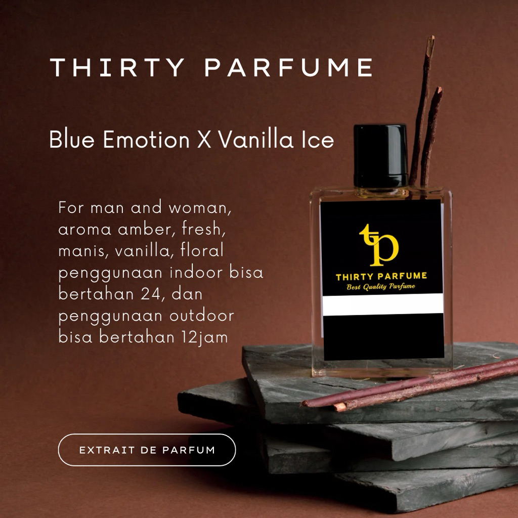 Jual Blue Emotion X Vanilla Ice | Parfum mixing | Free Botol | Shopee ...