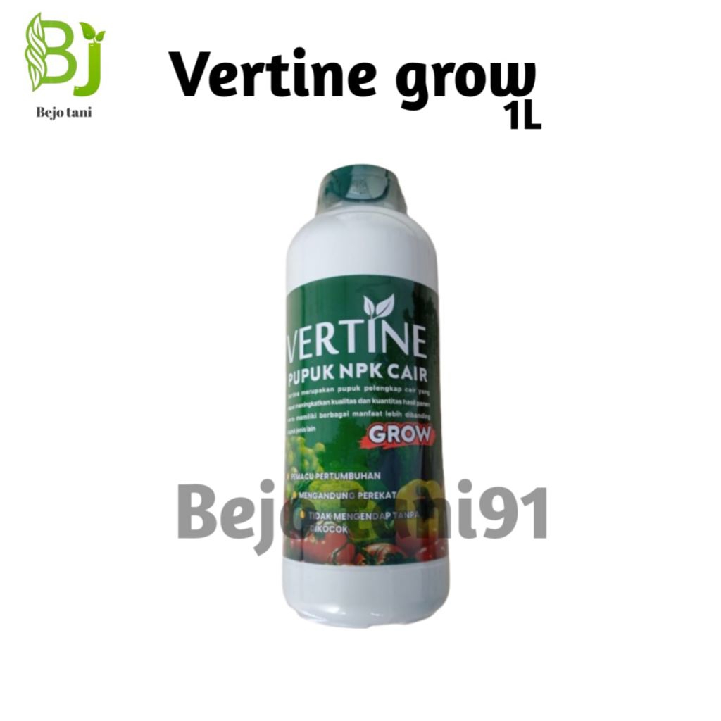 Jual Pupuk NPK cair vertine grow kemasan 1 liter | Shopee Indonesia