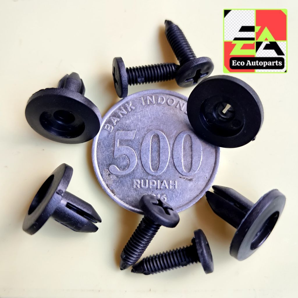 Jual Baut Klip kancing RIVET universal R16Drat Harga per 10 pasang ...