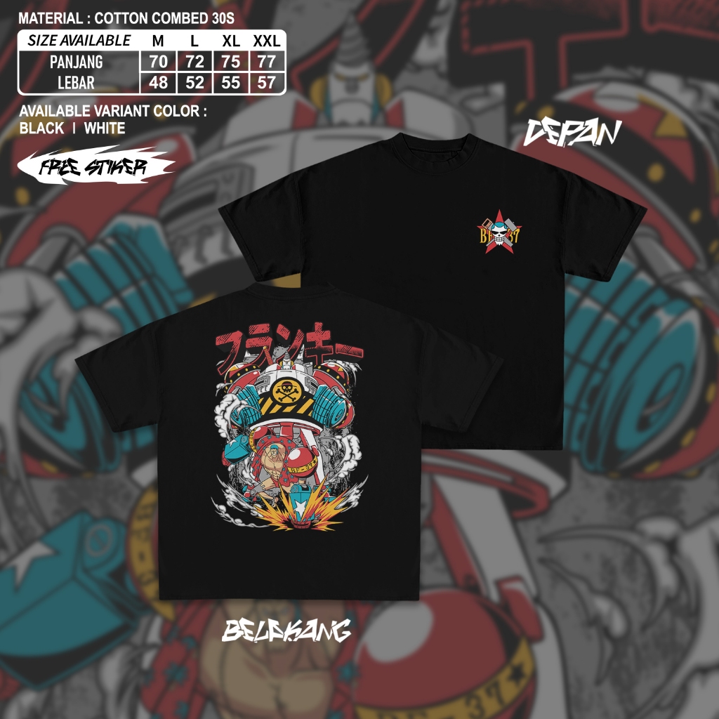 Jual KAOS ANIME ONE PIECE FRANKY KAOS FRANKY - KUROZEN | Shopee Indonesia