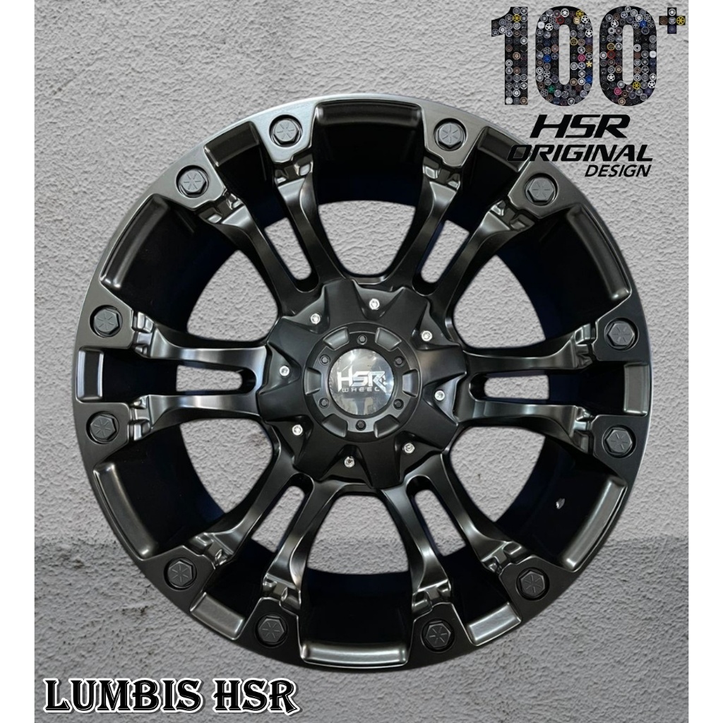 Jual Velg Offroad Ring 18 Hsr Wheel Lumbis Lebar 9 ET 15 Velg Mobil ...