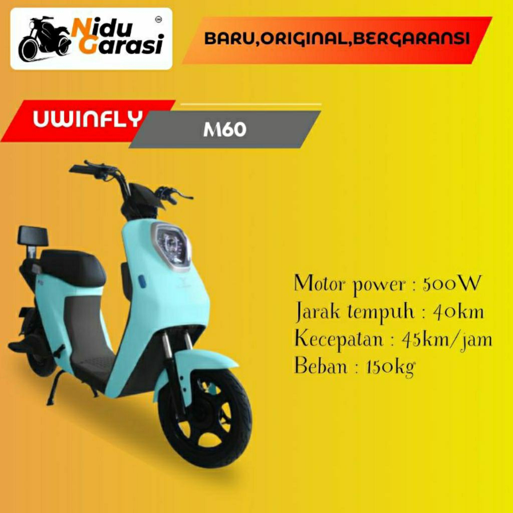 Jual SEPEDA LISTRIK U-WINFLY M60 | Shopee Indonesia