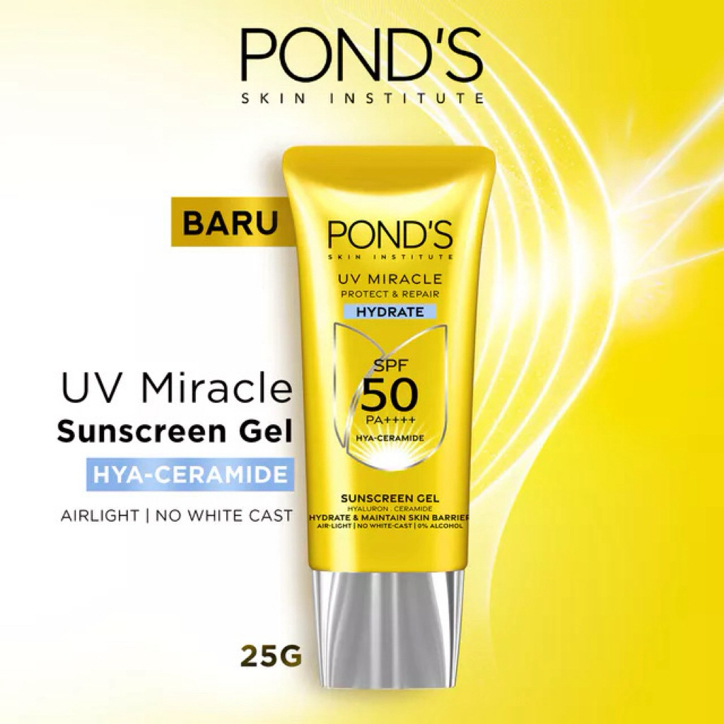 Jual Pond’s Ponds UV Miracle Hydrate SPF 50 PA++++ Hya-Ceramide ...