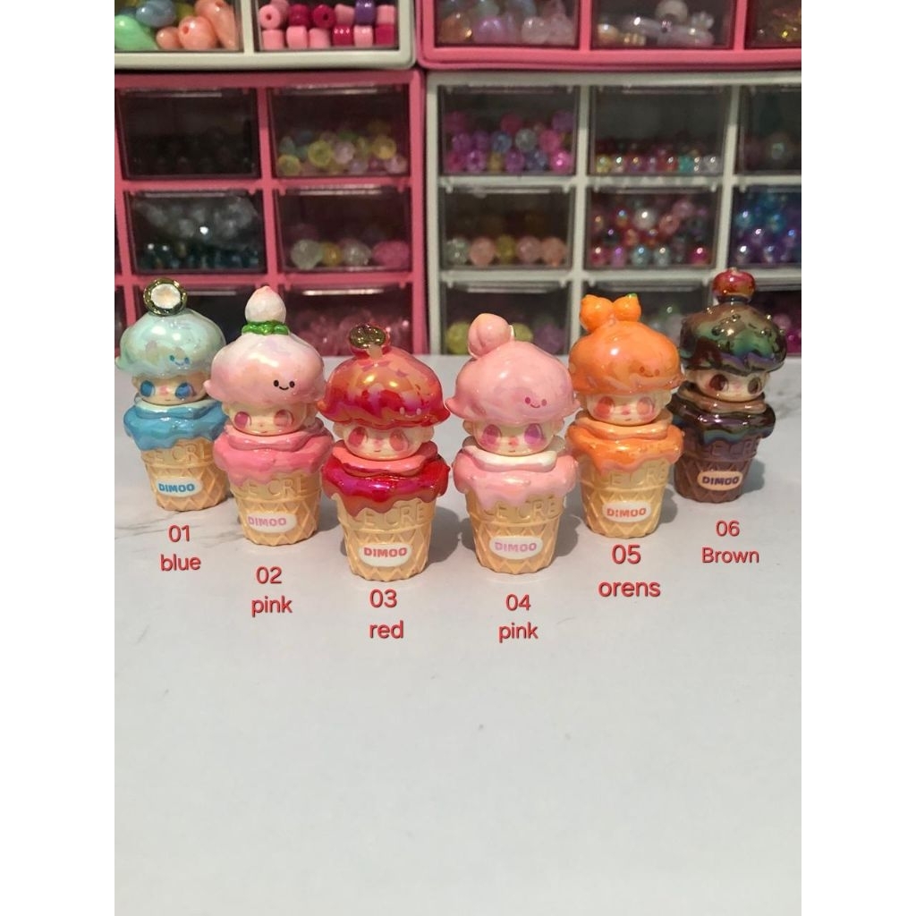 Jual Karakter Luxury Baby Dimoo Ice Cream Murah | Shopee Indonesia