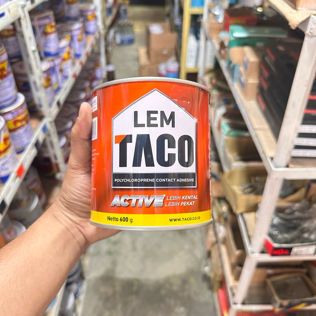 Jual LEM TACO ACTIVE 600 Gram Serba Guna | Lem Kuning HPL | Lantai ...