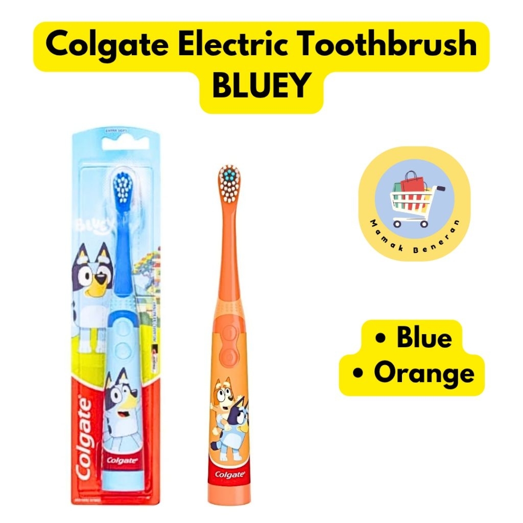 Jual Colgate Bluey Electric Toothbrush Kids Battery Powered / Sikat ...