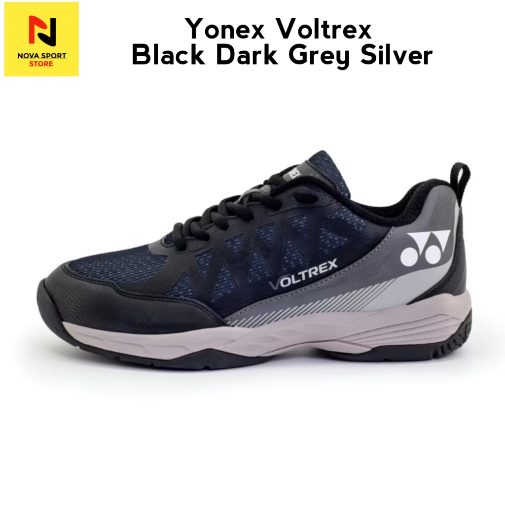 Jual Yonex Sepatu Badminton Voltrex Black Dark Grey Silver | Shopee ...