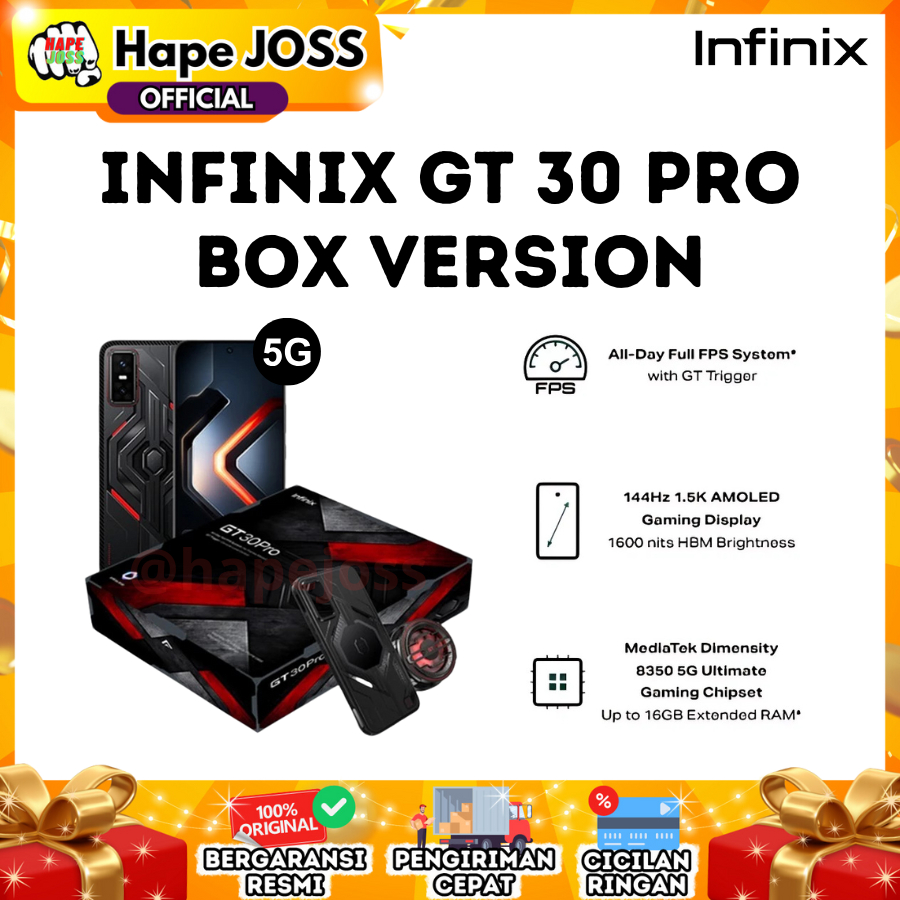 Jual Infinix GT 30 Pro 5G 8/256GB NFC Box Version Resmi | Shopee Indonesia