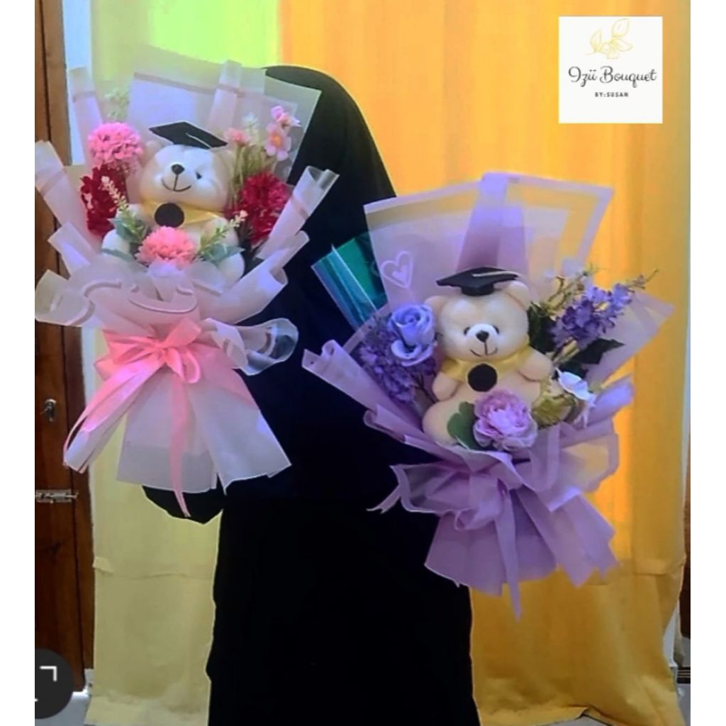 Jual buket wisuda/buket boneka/buket boneka wisuda/buket wisuda cewek ...