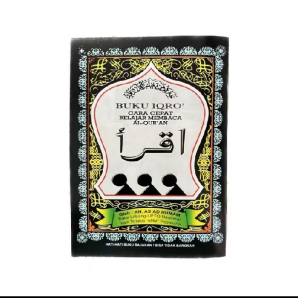 Jual IQRO BESAR/BUKU IQRO BESAR HITAM | Shopee Indonesia