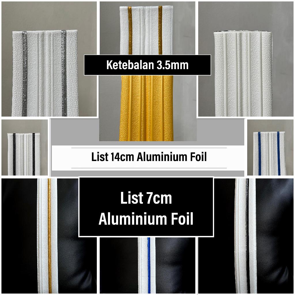 Jual WA Wall List Border 14cm Wallpaper Foam Aluminium Foil Stiker ...