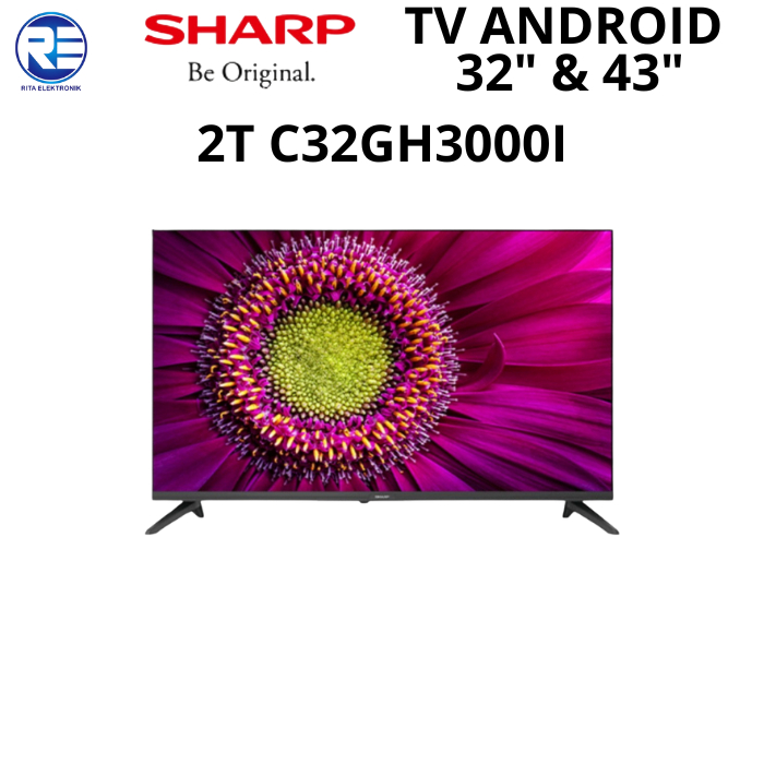 Jual TV Android Sharp 32 Inchi Remote Voice 2T C32GH3000I | Shopee ...