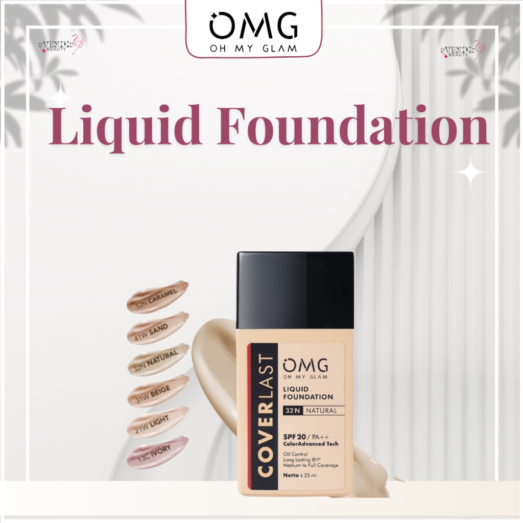 Jual READY OMG CoverLast Liquid Foundation Alas Bedak | Oh My Glam ...