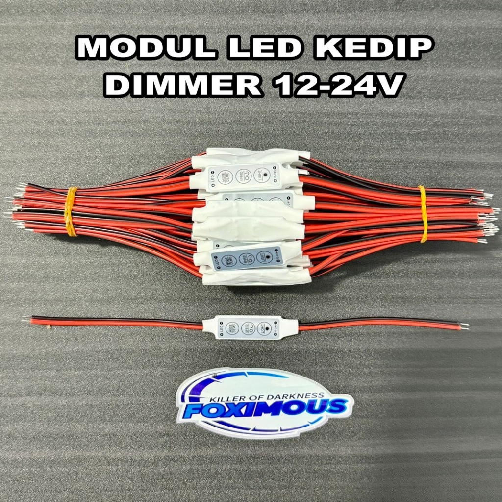 Jual Modul LED Dimmer Controller Modul 12-24V / LED Dimmer Kedip ...