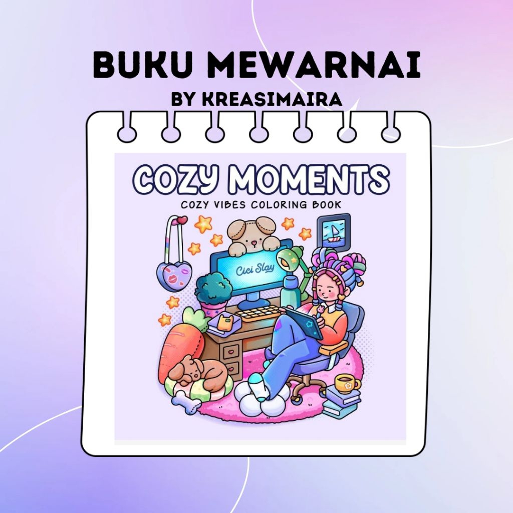 Jual Cozy Moments Coloring Book, Buku mewarnai Cozy Moments | Shopee ...