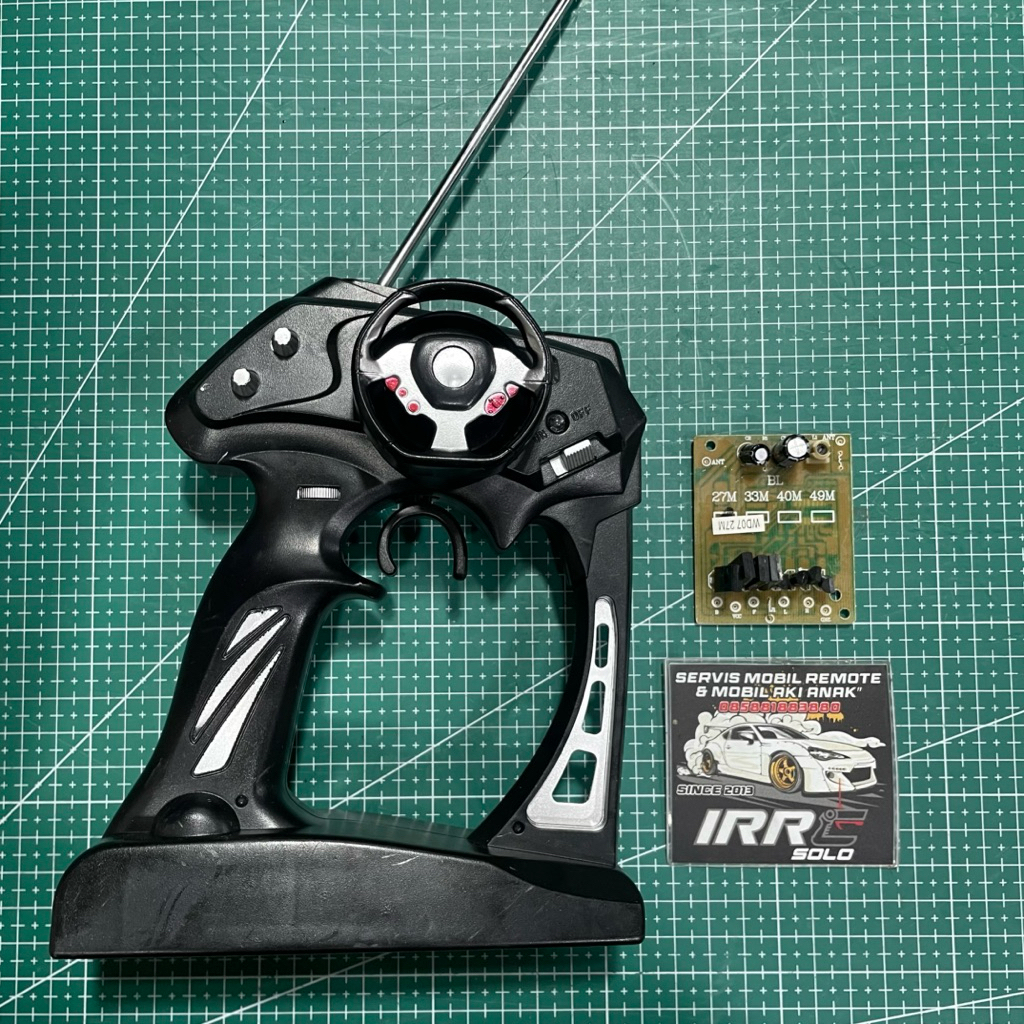 Jual remote dan mesin mobil remote 27mhz untuk 3vol sampe 8vol | Shopee ...