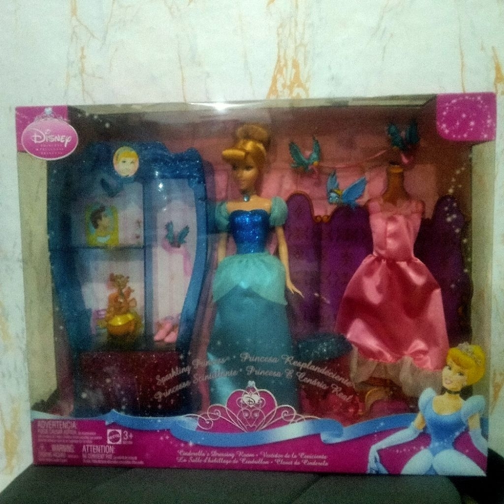 Jual Disney Princess Cinderella Doll & Dressing Room Assortment ...