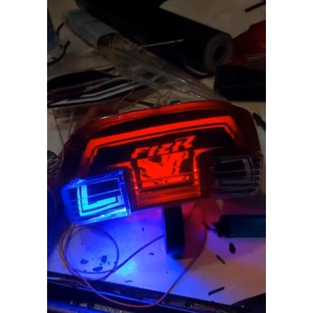 Jual Lampu Stop Fizr Vega R Lazy Custom Motif Kualitas Terbaik | Shopee ...