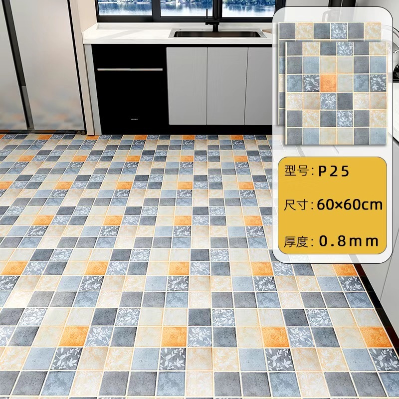 Jual Stiker Lantai Non-Slip Tebal PVC Perekat Diri Wallpaper Dinding ...