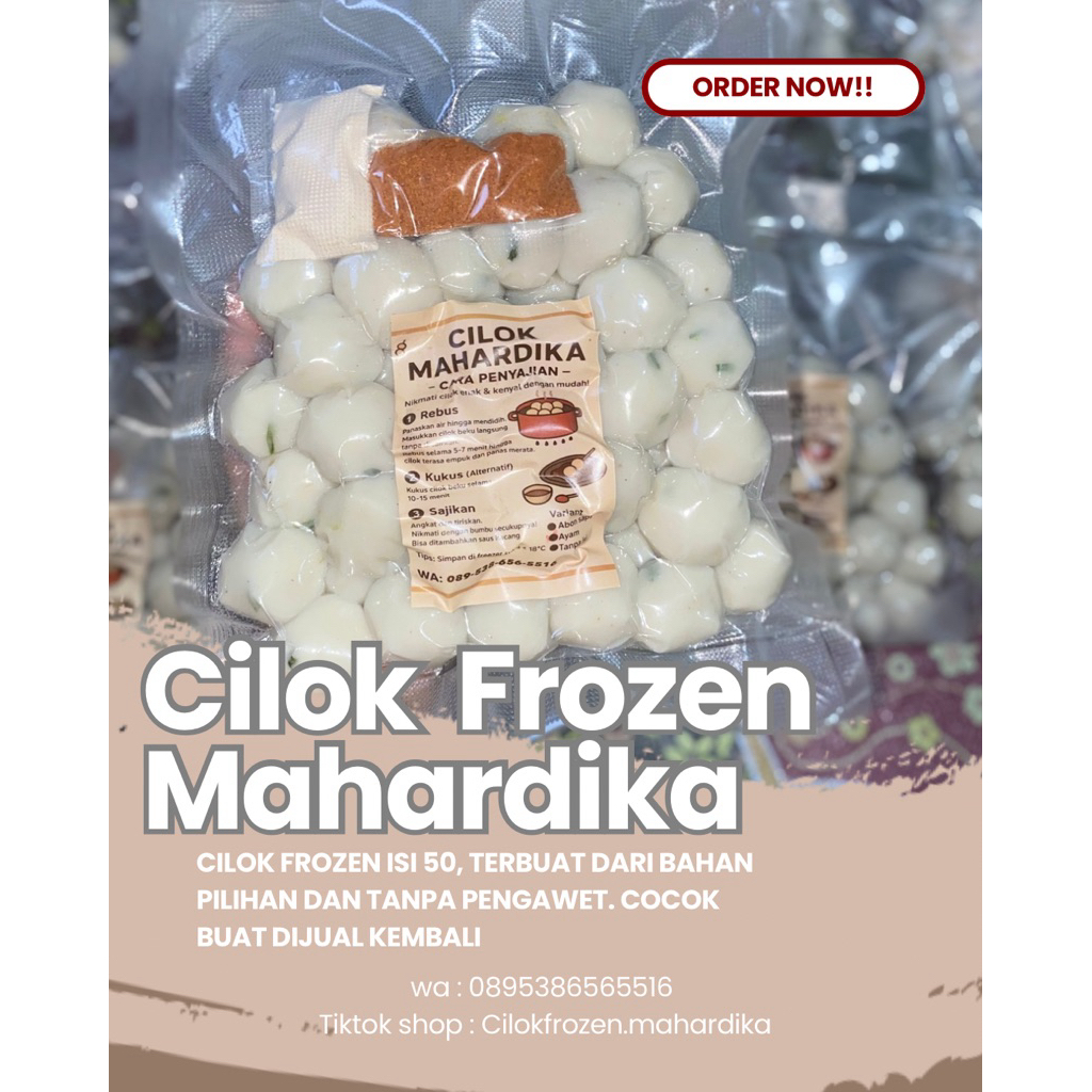 Jual CILOK FROZEN MAHARDIKA isi 50, Halal, Enak, frozen food | Shopee ...