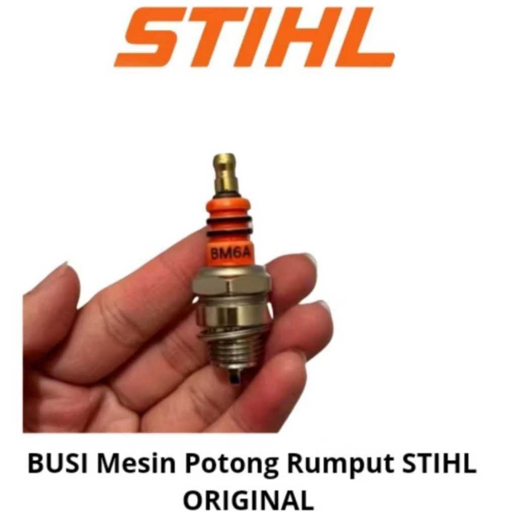 Jual Busi Mesin potong Rumput 100% ORIGINAL/Busi Mesin Rumput Stihl/Busi Mesin Rumput 2 tak ...