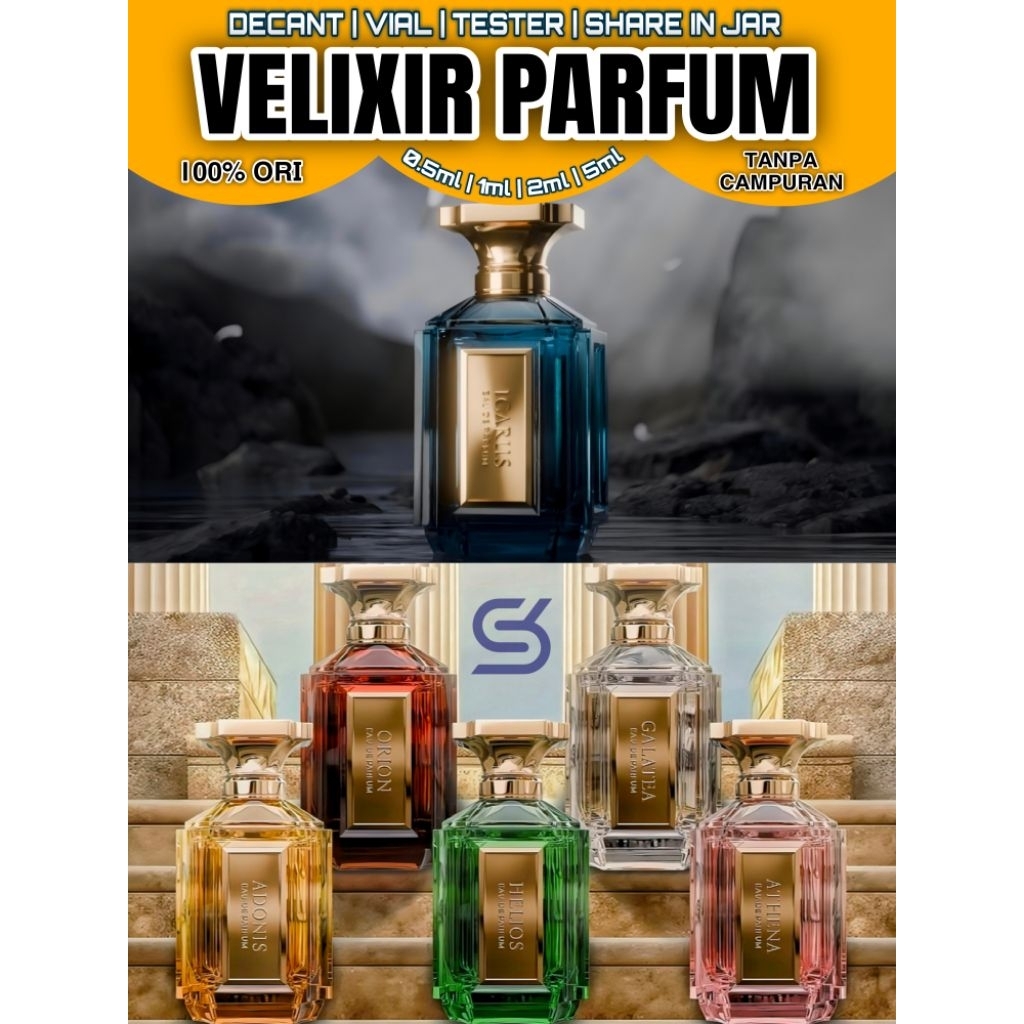 Jual [TERMURAH & TERLENGKAP] Decant / Tester Velixir Parfum Icarus ...
