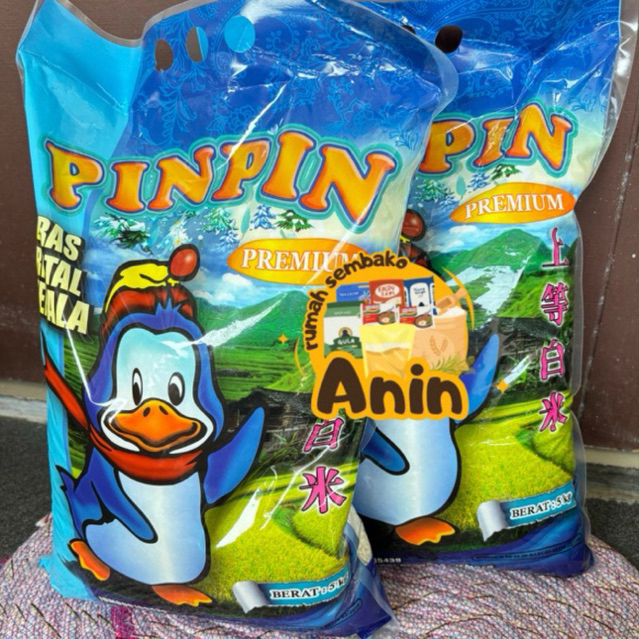 Jual ANEKA BERAS PREMIUM 5KG / BERAS PINPIN 5KG / BERAS SANIA 5KG ...