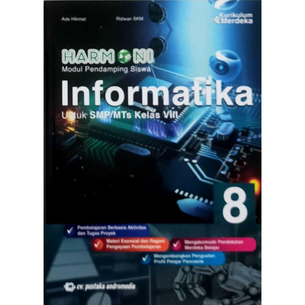 Jual Buku Pendamping Modul Harmoni Kelas 8 SMP Informatika Kurikulum Merdeka IKM | Shopee Indonesia