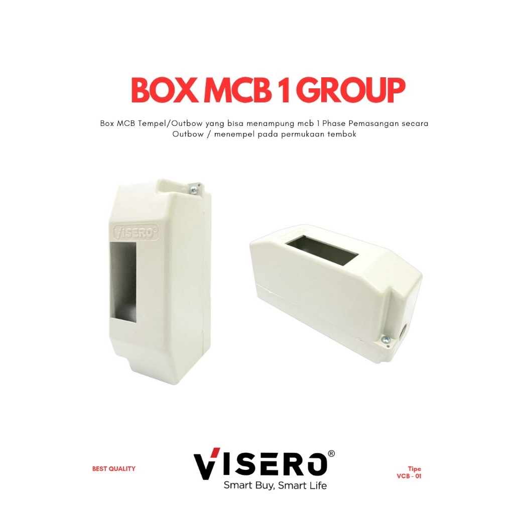 Jual Box MCB 1 Group / Box MCB 1 Phase / Box Fuse Outbow Tempel Abu ...