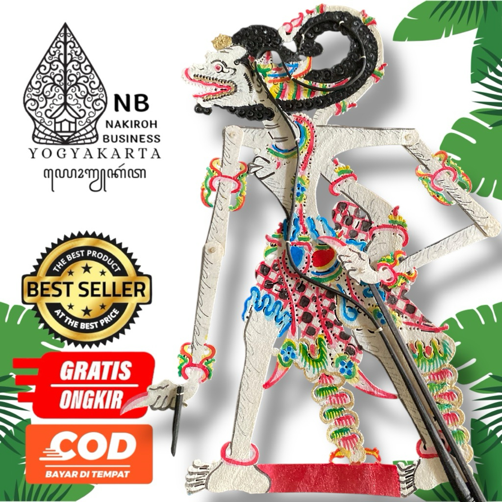Jual NAKIROHBUSINESS WAYANG ANOMAN HANOMAN RAJA KERA UKURAN BESAR 55CM ...
