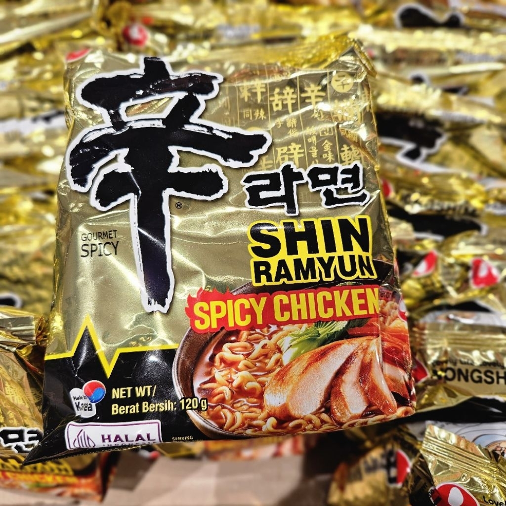Jual Nongshim Shinramyun Spicy Chicken 120gr/ Gourmet Spicy noodles ...