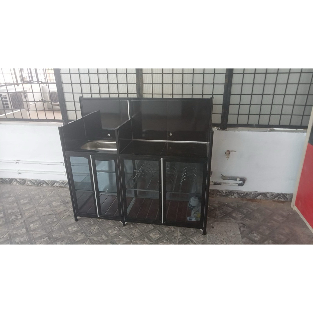 Jual Meja Rak Kompor Westafel 4 Pintu Tempahan | Shopee Indonesia