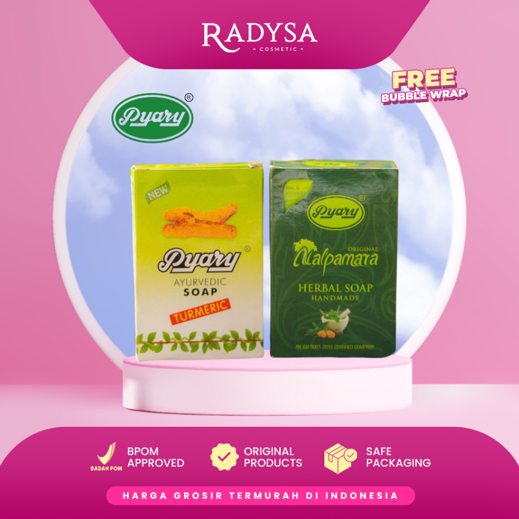 Jual 𝐑𝐀𝐃𝐘𝐒𝐀 - SABUN ARAB PYARY TURMERIC / PYARY NALPAMARA ORIGINAL 100% ...