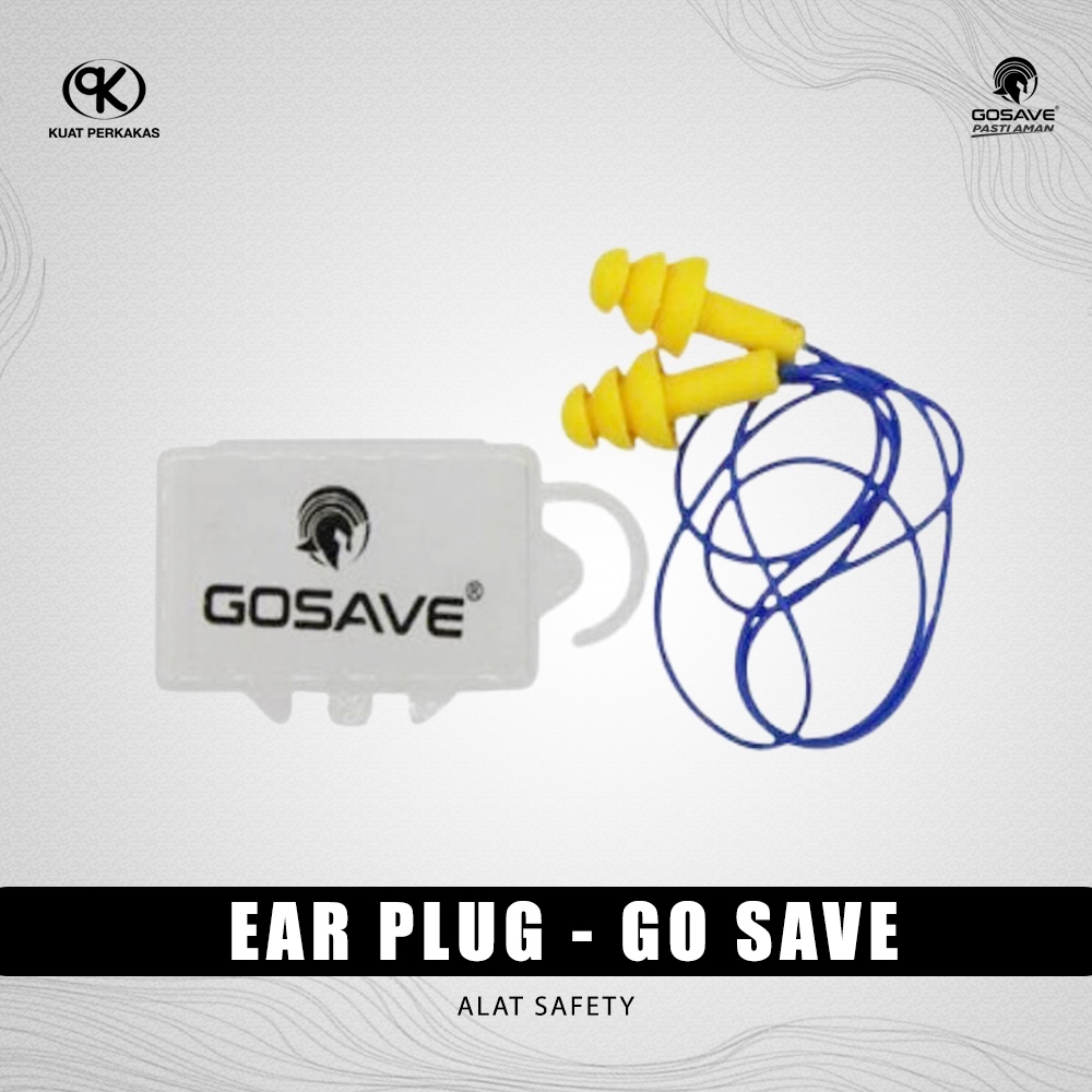 Jual Ear plug / penutup telingan merk GO SAVE peredam kebisingan ...