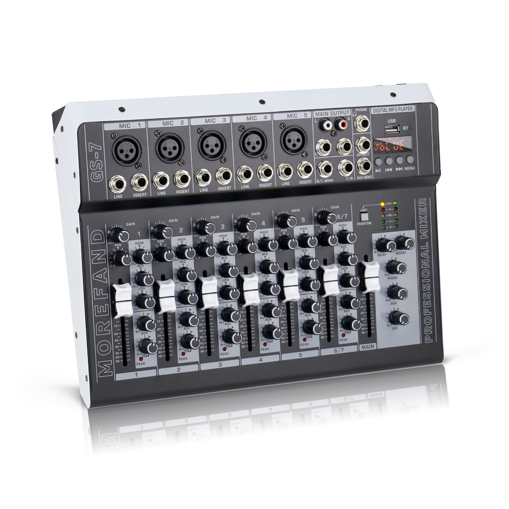 Jual 4/7 channel Mixer audio/99DSP Mixer suara /Misker audio ...