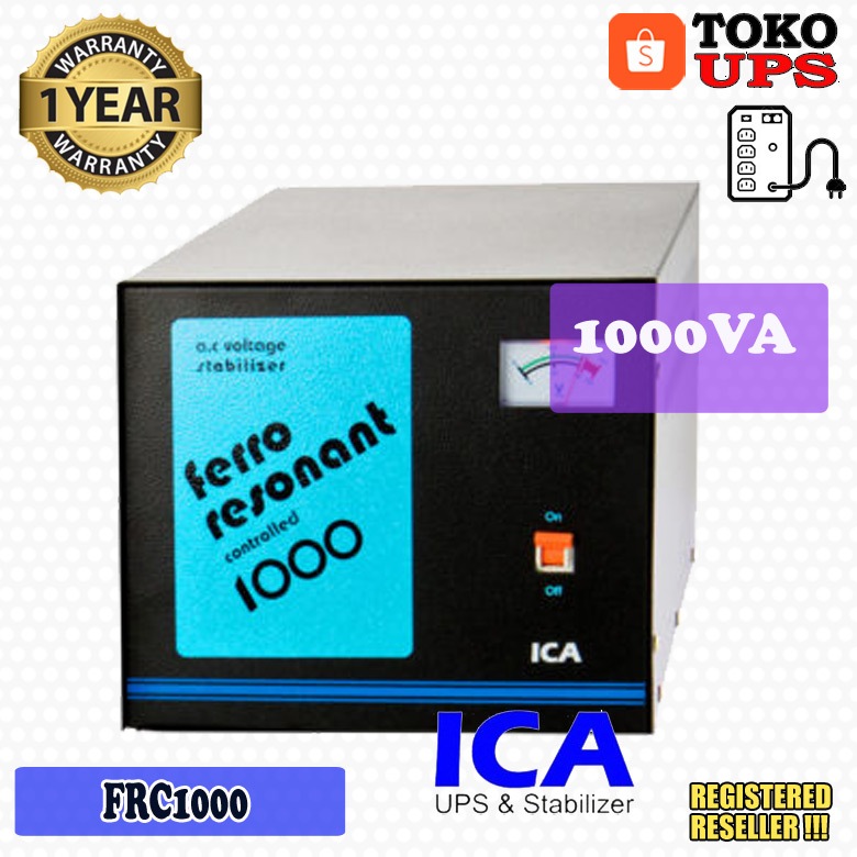 Jual Stabilizer ICA FRC1000 Stabilzer Ferro Resonant Control 1000va ...