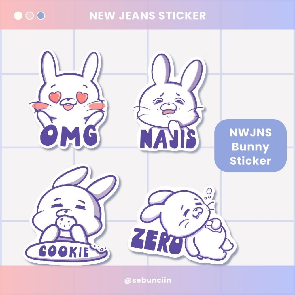 Jual NWJNS New Jeans Sticker | Shopee Indonesia