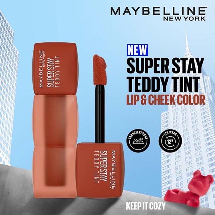 Jual MAYBELLINE OFFICIAL Superstay Teddy Tint | Superstay Teddy Tint ...
