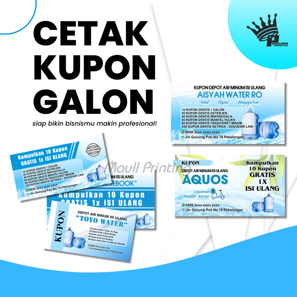 Jual KUPON GALON / KUPON DEPOT AIR ISI ULANG | Shopee Indonesia