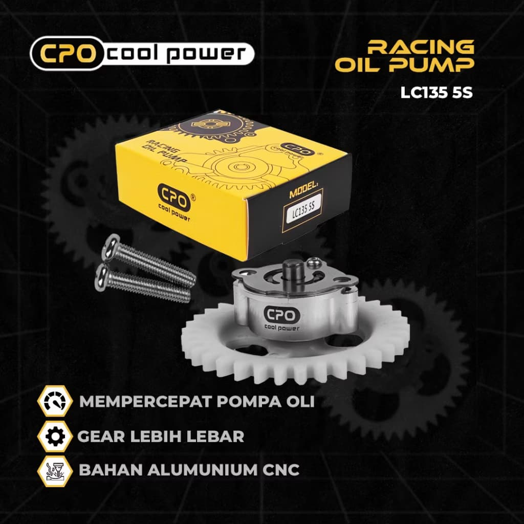 Jual CPO Cool Power Racing Oil Pump MX King R15 Vixion NVA NVL Xabre MX 135 4 Speed Old Jupiter ...