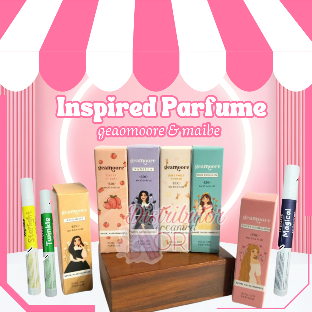 Jual GEAMOORE Inspired Parfume Roll On 6ml perfume parfum / vscent ...
