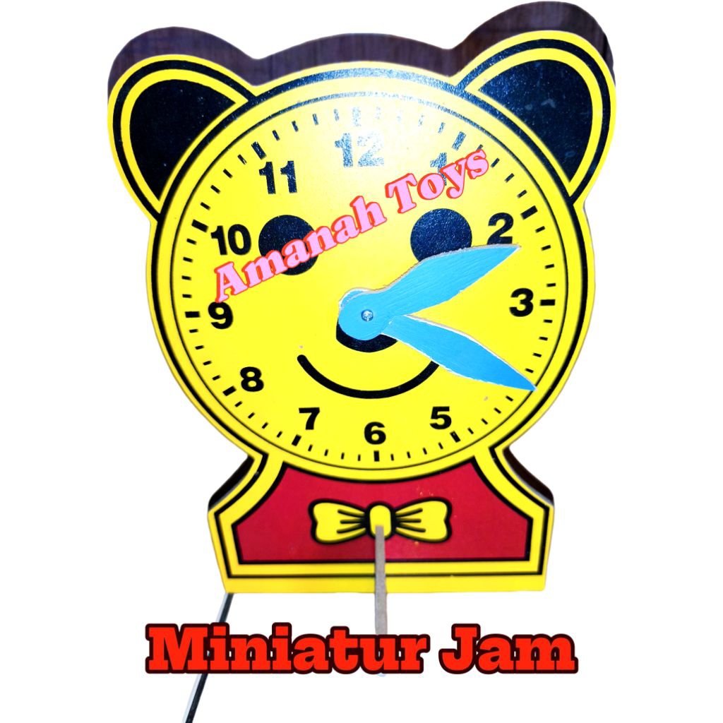 Jual Mainan Edukasi Peraga Jam Kayu Karakter | Shopee Indonesia